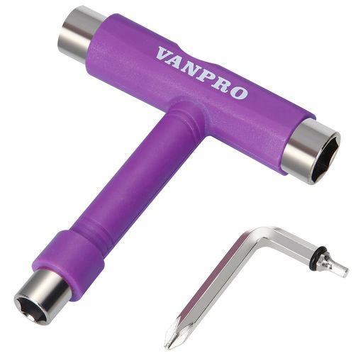 【ブランド文化】:VANPROブランドの優位性、高さが違う、世界が違う!良い製品と経験をお届けします! 【適用範囲】スケートボード、ロングボード、ペニーボード、スケート靴などあらゆる種類のものに対応する多機能なオールインワンツール 【構造設...