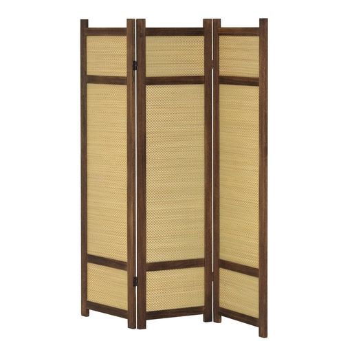 商品サイズ:幅40x奥行2x高さ152.5cm(1枚)x3連 材質:天然木、い草 商品重量:約6.5kg 完成品 生産国:中国
