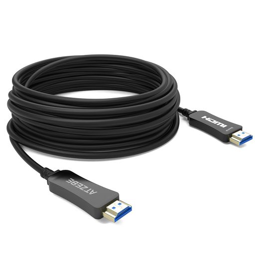 高速18Gbps: ATZEBE HDMI光ファイバーケーブルは、純粋な信号伝送のための高品質のガラス繊維で作られています。信号損失なしに18Gbpsの信号伝送を確保することができます。* ご注意 注意:ケーブルと同時に動作するようにスイッ...