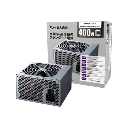 ✅80PLUS エントリーモデル ATX電源(400W) ✅70cmのATX12Vケーブルを採用し電源下置きや裏配線にも対応可能 ✅電源変換効率が高く消費電力・発熱・ファンの騒音を抑え、長寿命化 ✅+12V重視のシングルレーン出力 ✅グラフ...
