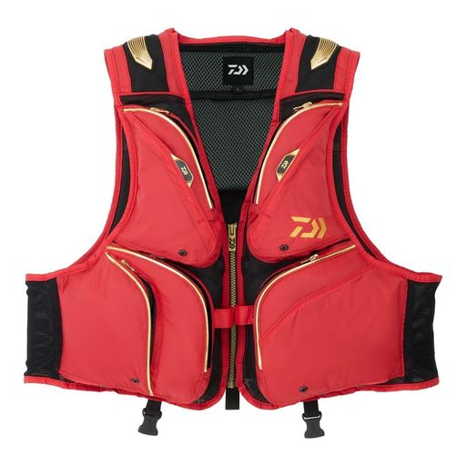 フィッシングベストの機能性に5.85Kg/24hの浮力を持たせたNEWアイテム。 着丈サイズ(目安):L/45cm 重量:約0.7kg