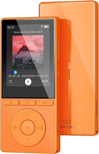 大容量:mp3プレーヤー は音楽愛好家向けに専門設計されています。64GB のストレージスペースを搭載し、数千曲の音楽を轻松に保存できるほか、最大 128GB の TF カード拡張に対応しているため、頻繁に曲を入れ替えたりストレージ不足を心...