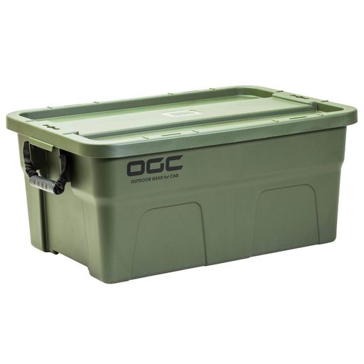 デザイン・機能性がカッコいい、タフでスクエアなアウトドアBOX。 OGCカムバックㇽタイダウンベルトやバンジーコードと組み合わせてしっかり固定できる「タイダウンベルトホール」を装備。 OGCソフトコンテナ(別売)がぴったり収まる。 デッドス...