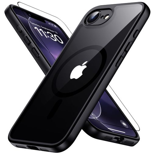 【対応機種】iPhone 17e/16e用ケース。ガラスフイルム保護付き·ストラップホール付き。 【強力な磁気吸着·急速充電体験】強力なマグネット技術によりワイヤレス急速充電体験が実現し、iPhone 17E/16Eの充電効率が大幅に向上し...
