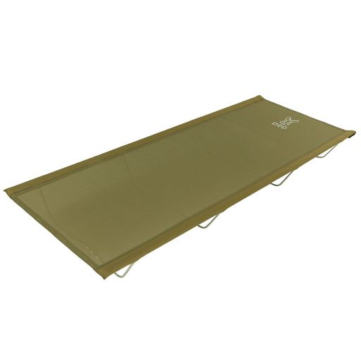 カラー:カーキ サイズ:(約)L1900xW770xH190mm 収納サイズ:(約)L800xW200xH40mm 重量(付属品含む):(約)4.8kg 静止耐荷重:100kg 材質:フレーム/スチール、ベッド本体/テスリン(PVC コーテ...