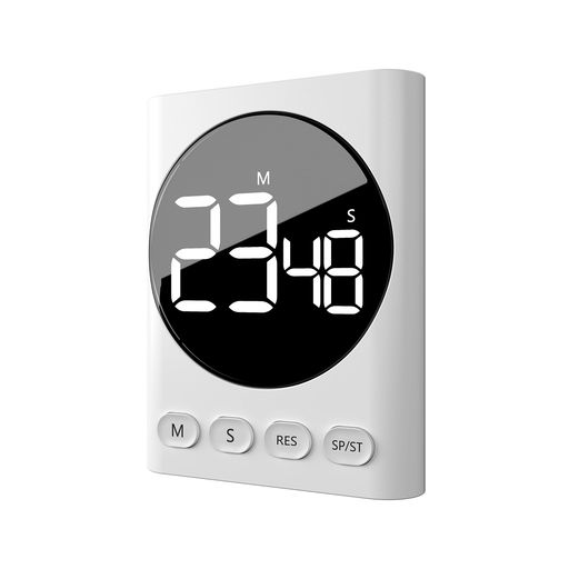 [大型LEDディスプレイ】--2.7インチの大型デジタル白色LEDディスプレイとクリアな数字で残り時間を簡単に確認でき、遠く離れていてもタイマーを明確に捉えることができます。 [3段階の音量でアラーム】大音量(80~90dB)、小音量(60...