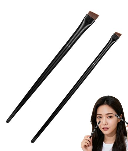 プロ仕様の2本セットアイライナーブラシと眉ブラシの実用的な組み合わせ。メイクの基本をカバー 高品質アルミハンドルつや消し厚手アルミ製で耐久性抜群。変形せず快適な手触り 斜めカットの機能性デザイン初心者でも描きやすい角度付け。繊細なラインから...