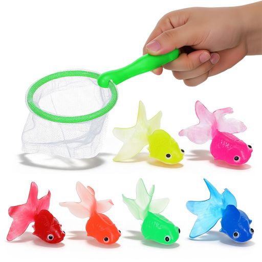 【金魚すくいセット】お風呂や水遊びで楽しめるソフトゴム製の金魚12匹と網2個のセットです。 【夏祭り】夏祭りや縁日のイベントで子供が遊べる景品やおもちゃとして最適です。 【カラフル金魚】色とりどりの金魚がぷかぷか浮かび、見た目も楽しく飾りと...