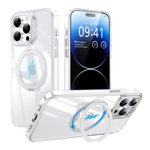 📱 【360°自由回転スタンド・iPhone14Pro ケース】持ちやすいサイズ感の iPhone14 Pro に合わせて設計された、360°回転スタンド搭載の iPhone14Pro ケース。縦・横・斜めの調整がスムーズで...