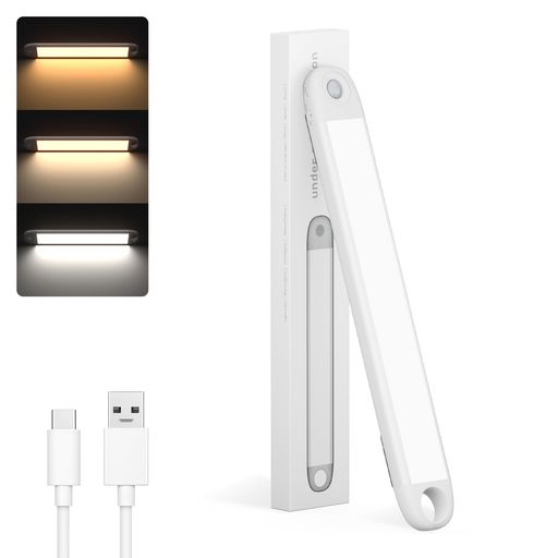 フットライト 【製品仕様】◉商品名:LUTW人感センサーライト 吊り下げ式 ◉電圧:5V ◉使用光源:LED ◉本体寸法:長さ300x幅41.3x高さ15mm ◉色温度:3000K/4500K/6000K ● 重量:約174g ◉消費電力:...