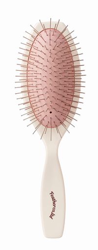 髪と頭皮にやさしいブラシ。ウィッグにも使用できます。さびないステンレスピンを柔らかい天然ゴムに植毛。静電気が起こりにくいので頭皮のマッサージやシャンプー前のブラッシングに最適です。 一般的な人、プロ、美容師 「髪と頭皮にやさしいブラシ」、「...