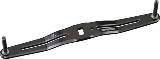 サイズ:150mm/自重:27g/ボディカラー:ブラック(ハンドルリベットSUS製海水対応) ボディカラー:ブラック 付属品:ハンドルロックプレート(ゴールド、シルバー各1)x2、ハンドルロックプレートスクリューx1、CRBBx4、調整ワッ...