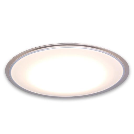 LEDシーリングライト[~14畳/明るさ:5800lm/調光・調色]。今ある照明から簡単に取替可能。工事・工具不要で取り付けられる。 【薄型シンプルデザイン】厚みは約9.3cm。圧迫感を感じにくく、お部屋がすっきりした印象に。 【美しく、自...