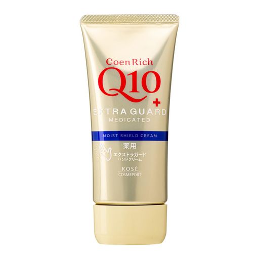 水を弾いて、水刺激・乾燥から手肌をまもるコエンザイムQ10配合のハンドクリーム。消炎成分配合で、ヒビ・あかぎれを防ぎます。3種の濃密オイル配合。爪・ささくれもケアして、指先まで若々しい印象に。 乾燥 高純度コエンザイムQ10配合。 高純度コ...