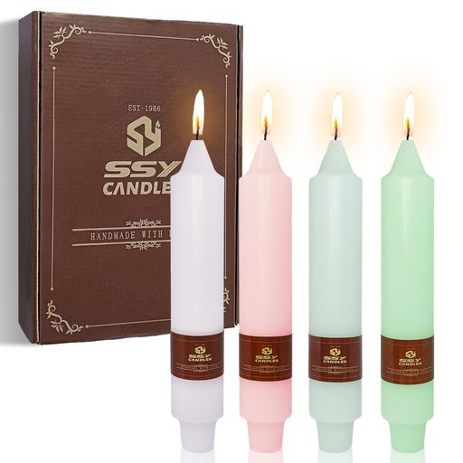 キャンドルの素材:テーパーキャンドルは、高純度のパラフィンワックス、清潔なコットン芯、環境に優しい染料で作られています。 香りのないキャンドルは、アレルギーのある人や香りに敏感な人向けに設計されています。これらのキャンドルは、シンプルで清潔...