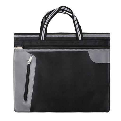 サイズ:長さ37*幅30cm(A4サイズ対応)、材質:オックスフォード、メインポケット*1、外側ファイルポケット*1、小物入れポケット*1、大小異なり3つファスナーポケットが設計られており、品物をたっぷり収納可能な事務バッグ 高密度のオック...