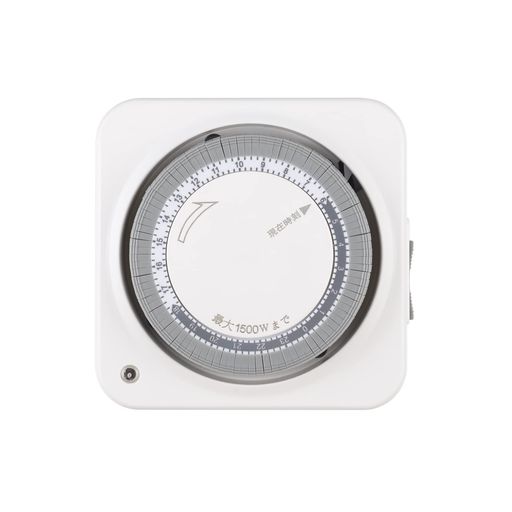 【見やすい外観&amp;一目でわかる】外観でシンプルなフォルムですが、角が丸いので優しい印象に与えられます。ダイヤルに昼と夜の時間が白と黒で区切られています。(朝6時~夜6時は白、夜6時チルダ演算子翌日の朝6時は黒)、もっとはっきり見えます...