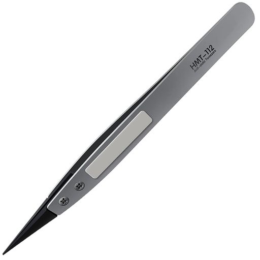 【作り】一体成型の合金プロセス超微細先端幅0.5mm、滑り止めゴムと高精度チャックなど技術で高品質のプラモデル用ピンセットを完成します。 【性能】高精度炭素鋼チャックなので高硬度、良い耐久性、静電防止など機能があります。デカール、シール、プ...