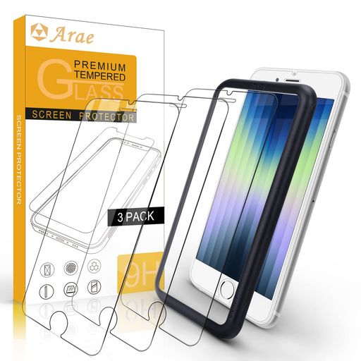 星(白抜き)【ぴったり本体にフィット】iPhoneSE3(2022発売)/iPhoneSE2 4.7インチに誤差をゼロの専用設計。日常のガラスより9Hの表面硬度を誇り日本旭硝子社製強化ガラス素材を使用します。元々の画質が損なわれません。通常...