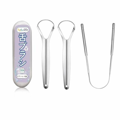 1本U字型舌ブラシ+2本Lサイズ穴型の舌ブラシ+収納ケース付属:Lサイズ3.5cmのヘッドを持つ穴型舌ブラシは、強力な舌苔除去力。市場で一般的な穴型舌ブラシよりも直径が大きく、食べかすや細菌が付着した舌苔を効果的に除去できます。U字型舌ブラ...
