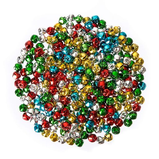 材質:銅;数量:約300個;カラー:カラフル サイズ:10x10mm;穴内径:約1mm デザイン:カラフルでキララキラで可愛くてキレイな音で鳴ります。 用途:小物のアクセサリー、おもち、ゃストラップやキーホルダーのアクセサリー かばんなどに...