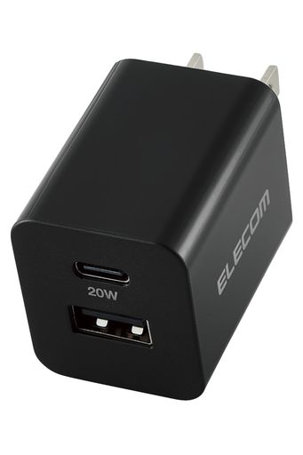 USBType-C(TM)ポートとUSB-Aポートの合計2ポートを搭載し、対応するスマートフォン、タブレットなどを充電できるUSBAC充電器です。 手のひらにすっぽり隠れるほど小さく軽量なので、出張などの外出時の持ち運びに便利です。 USB...