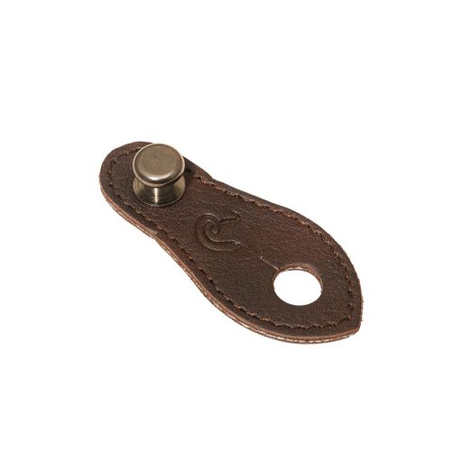 アコースティックギター用ストラップボタン サイズ:幅 3.2cm、長さ:7.3cm 表素材:レザー