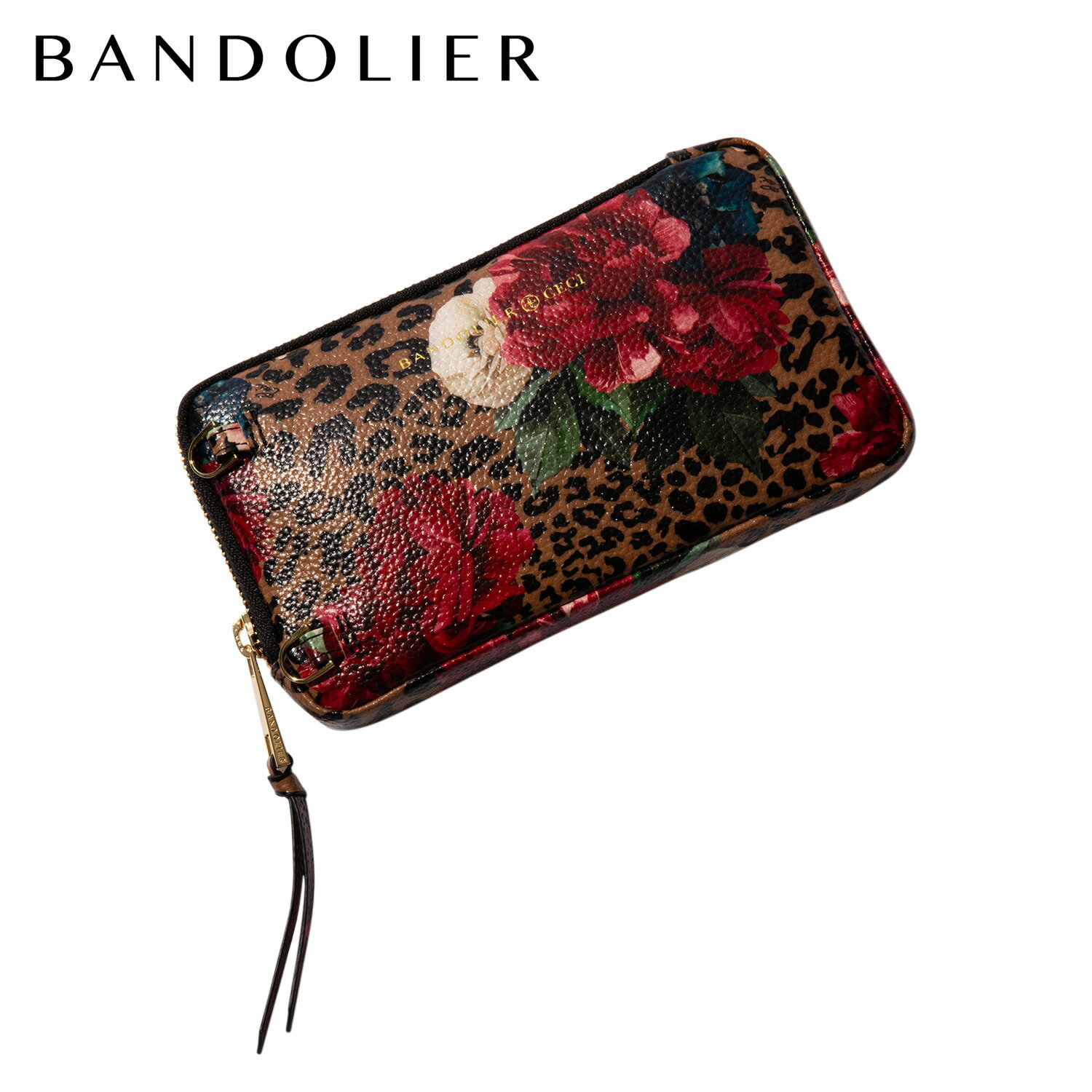 商品説明 【セレブ愛用者急上昇中のiPhone専用アクセサリーブランド BANDOLIER】 独創的なダークチーター柄を採用した、マチ付きの多機能ポーチ。スマホケースに連結するだけで、リップや鍵、パスポートなど身の回りの必需品をスタイリッシ...