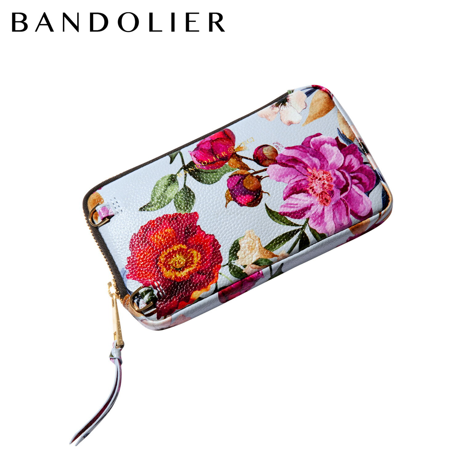商品説明 【セレブ愛用者急上昇中のiPhone専用アクセサリーブランド BANDOLIER】 「Expanded Pouch(エキスパンデット ポーチ)」は、機能性に優れたポーチです。型押しレザー(本革)にゴールドの金具を組み合わせた上品な...