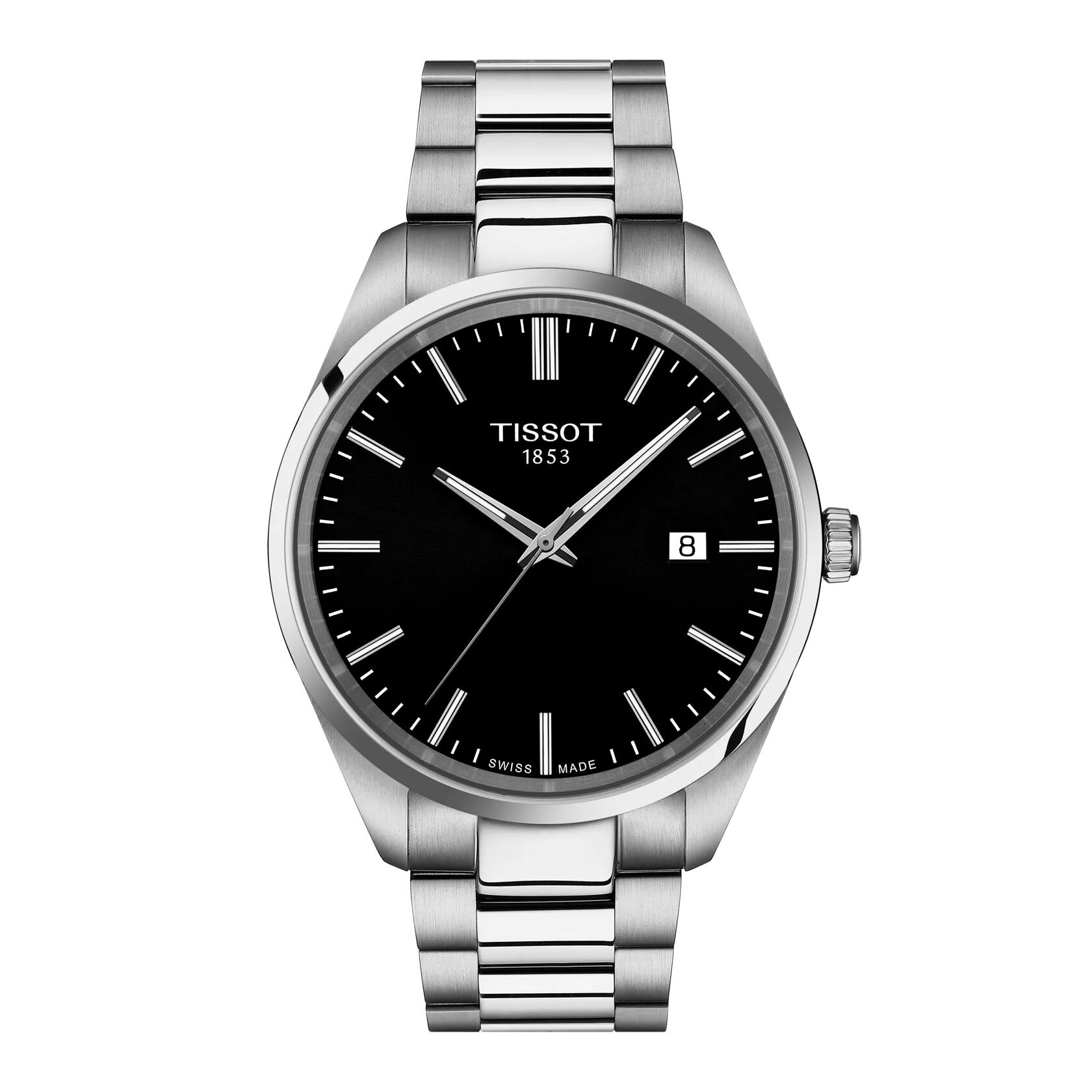 TISSOT PR100 クオーツ 40mm 商品仕様 ムーブメント クオーツ ケース ステンレス ブレスレット ステンレス 風防 サファイアガラス 防水性能 10気圧防水 文字盤 ブラック ケース径 40mm 品番 T150.410.11...