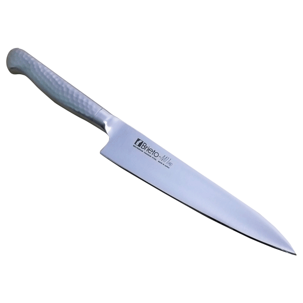 ギフト対応 商品詳細 商品名 　Brieto-M11PRO　ペティ150 材質 　刀身/モリブデン・バナジウム鋼　ハンドル/18-8ステンレス鋼 サイズ 　全長265ミリ 刃渡り150ミリ 重さ76g 本研刃造り 　 プロの技術者により、本...