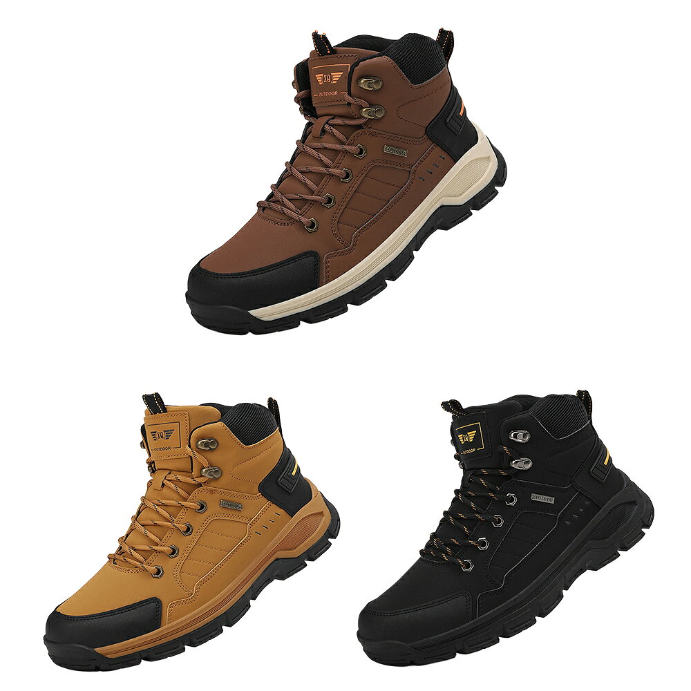 トレッキングシューズ メンズ レディース 登山靴 アウトドア ハイキングシューズ メンズ レディース 防水 ハイカット 軽量 耐久性 幅広 防滑 衝突防止 大きいサイズ 運動靴 通気 ウォーキング 耐摩耗性 24.5cm-28.0cm 歩行...