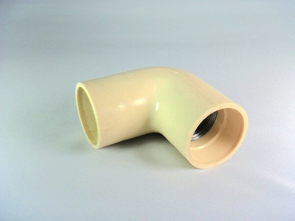 ■品番 エルボ (L) 1/2B ■機能・仕様 ・ねじ込み式可鍛鋳鉄製管継手の外面を塩化ビニル樹脂で被覆したねじ込み式防食継手です。 ・流体: 都市ガス、LPガス ・温度: −10℃〜40℃ ・圧力: 0.3MPa未満 ■備考 PCコーキン...