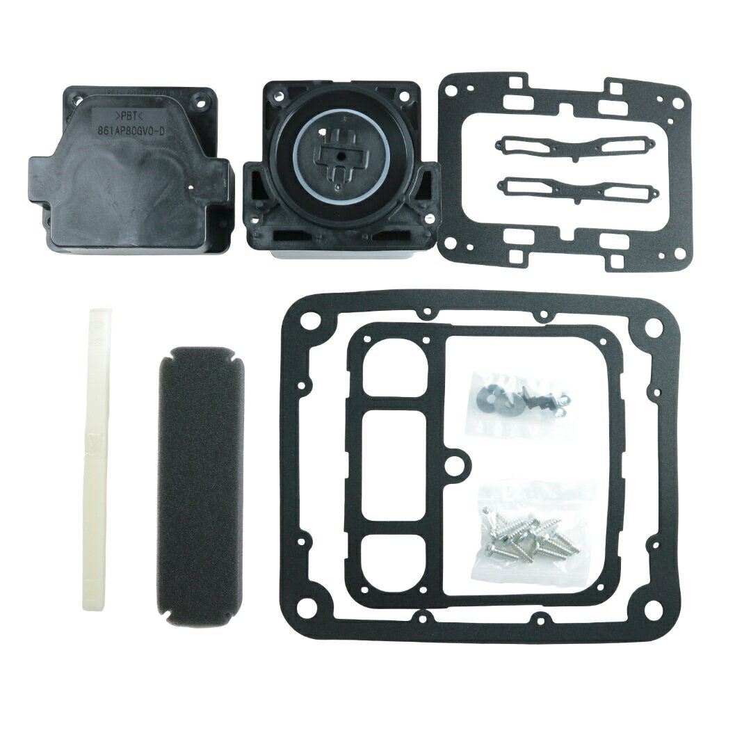 安永エアーポンプ用メンテナンスキットです。 対応機種：EP-80G（EP-80G-R、EP-80G-L） EP-60G-R ※チャンバーブロックは消耗部品であり、エアーポンプの性能を維持するため 定期的に交換願います。　　 定期交換時期：使...