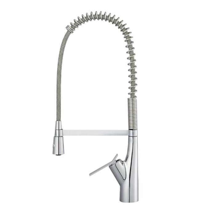三栄水栓 K8731JV-13 シングルワンホールスプレー混合栓 SUTTOシリーズ ■ステー130°回転 ■水受容器不要 ■カートリッジ：PU101-120X ■取付足の径：35 ■取付穴径：36〜40 ■厚み：5〜30 ■取付ロックナッ...