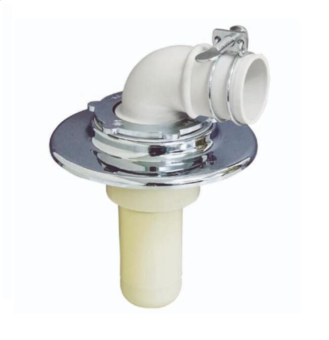 ミヤコ 洗濯機排水トラップ MB44CWM50 50VP・VU兼用 材質：本体/ABS、エルボ/TPO バンド、インナー、キャップ、ビス付