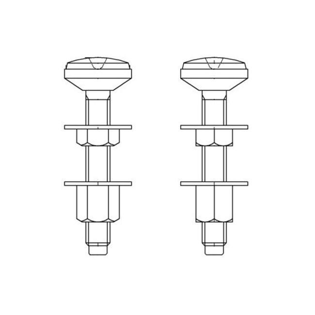 TOTO TS516DS 密結タンク取付ボルト 【適合品番】 S516系・S517系・S518系・S730系・S731系・S710系・ S721系・S770系・S771系・S790系・S791系・他
