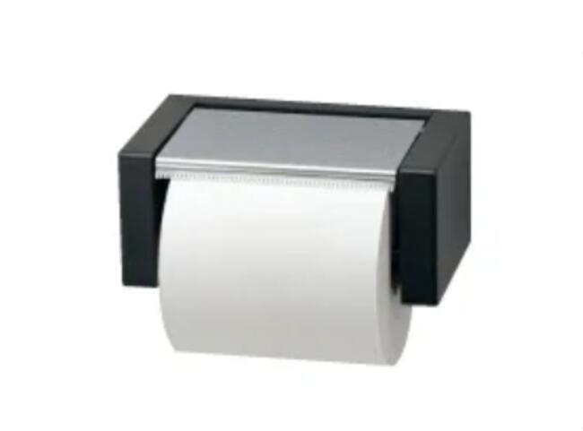 TOTO 紙巻器 YH44 マットな黒の質感とデザインが 和のテイストを演出します！！ 【サイズ】 170×100×75 【材質】 本体：樹脂製（マット仕上げ） 紙切板：樹脂製（めっき仕上げ） ●ワンタッチ ●芯あり対応 ●ワンハンドカット...