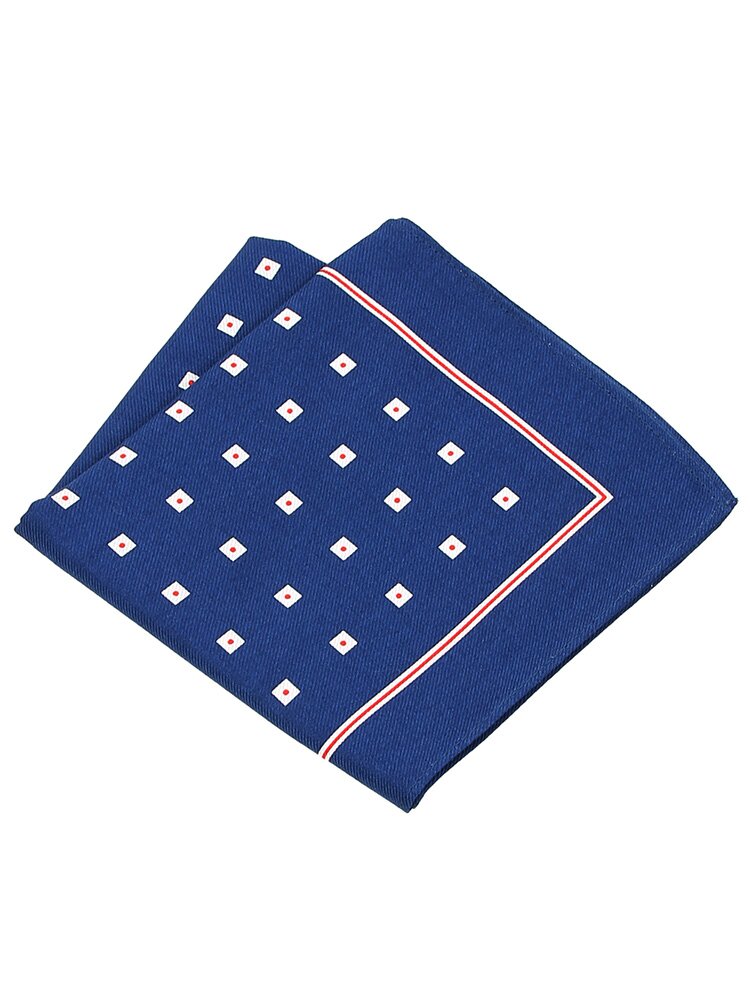 デイリーユースに最適な、小紋柄のハンカチ。吸水性に優れたコットン100％素材を使用しています。さらりと爽やかな肌触りのしっかりとした生地感です。使い勝手の良い大きめのサイジングが魅力。通常のハンカチとしてはもちろん、お弁当包みとしても役立ち...