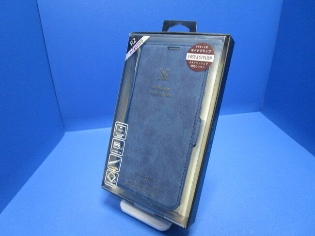 NATURAL design ナチュラルデザイン AQUOS R2 手帳型ケース Style Natural Blue AQR2-VS07 ブルー 本革の質感に迫る、上質PUレザーを使用。 簡単に開閉できるサイドマグネットホールド、 ハンド...