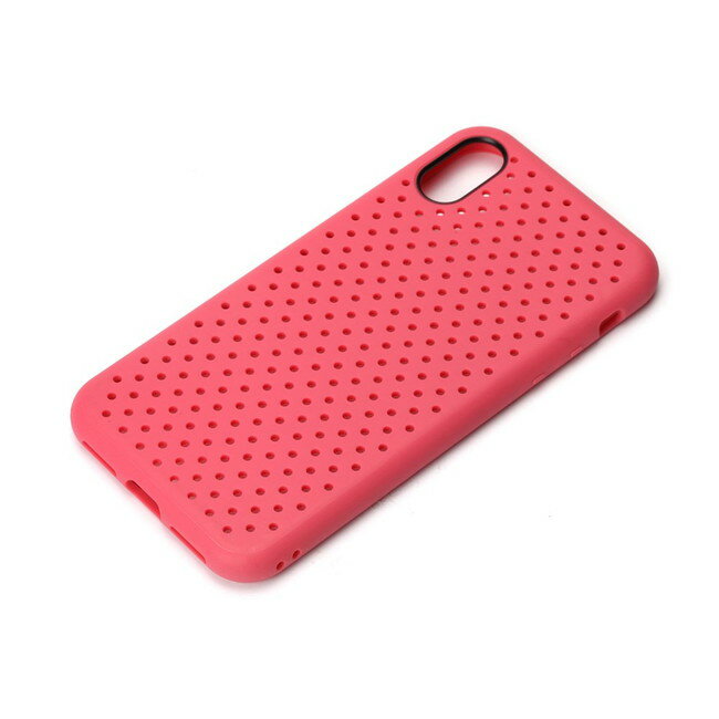 対応機種　iPhoneX iPhoneXs (5.8インチ) 兼用 ◆米国国防総省の軍用規格(MIL-STD-810G)の2項目、落下、振動に準拠した試験をクリアした、耐衝撃＆耐振動設計のドットメッシュケース。 ◆しなやかで耐久性のあるTP...