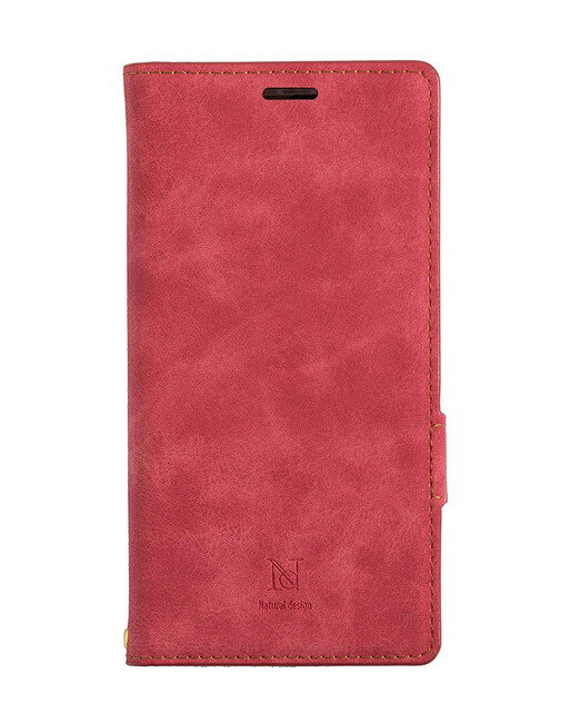 Natural Design ナチュラルデザイン 対応機種　Xperia XZ2 (5.7インチ) 本革の質感に迫る、上質PUレザーを使用。 簡単に開閉できるサイドマグネットホールド、ハンドストラップ、カードポケット付 PUレザー・ソフトT...