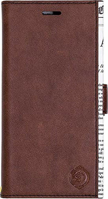 NATURAL design ナチュラルデザイン 対応機種　iPhoneXR (6.1インチ) 上質なPUレザーと紙にそっくりなタイベック生地のコンビネーション 英字新聞をイメージしたクールな大人のアイテム。スマホ・タブレットのケースならス...