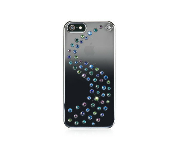 特別サービス品！送料無料★スマホケース カバー Bling My Thing スワロフスキー ブラック クリアー 黒 ラインストーン 星柄 スクリーンプロテクター（1枚） SWAROVSKI ELEMENTS 使用 Metallic Mir...