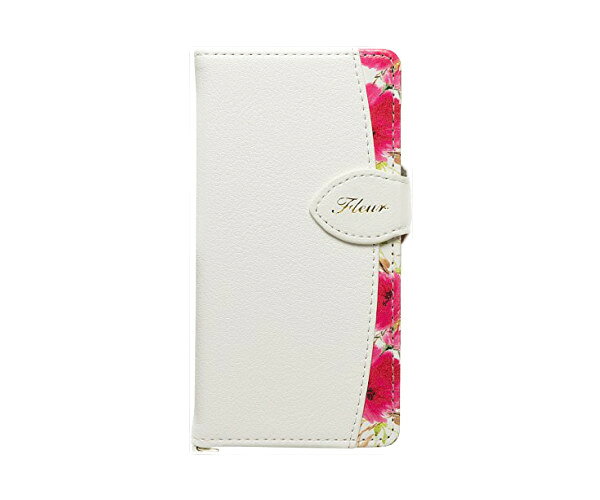Natural Design ナチュラルデザイン 対応機種　XPERIA XZ1 Compact (SO-02K)（4.6インチ） ハンドストラップ付属 高級感のあるPUレザー…手にしっくりなじむ本革風の高品質PUレザー FLEUR(フルー...