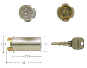 MIWA U9シリンダー RAタイプ【MCY-112】カギ違い数は150,994,994通り。ピッキング対策にロータリータンブラーとロッキングバーを採用し、従来品ディスクシリンダー(廃番製品)から防犯性能が向上。<商品詳細>◆シ...