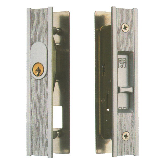 WEST製 アルミサッシ 召合錠 SMKH-AS&nbsp;<商品詳細>◆シリンダーWEST ピンシリンダー◆キー本数3本付属◆形式召合錠(内外)◆締り/内部操作カマ /スライド◆フロントサイズ(L)127mm × (W)26m...