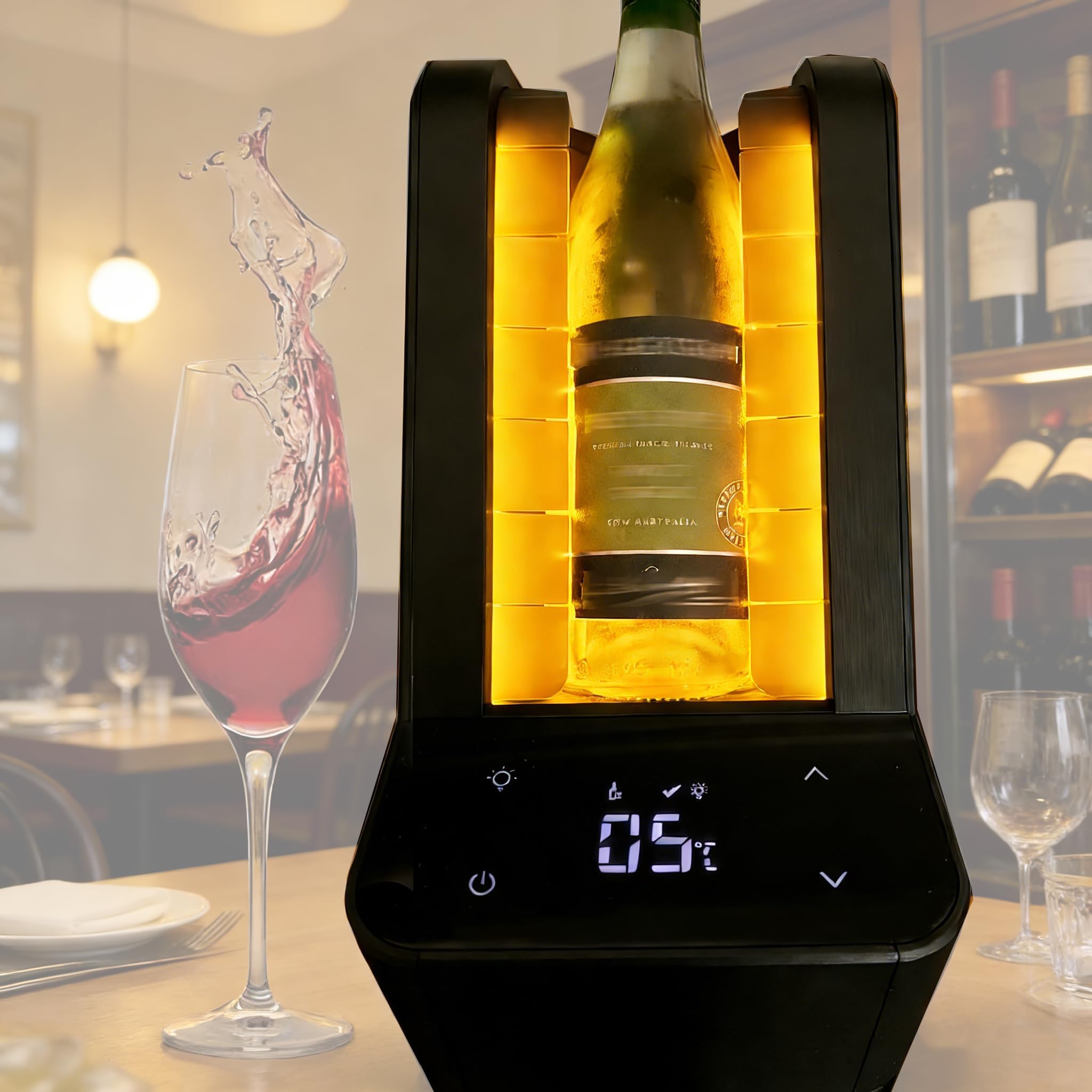 · 【飲む直前の温度管理の悩みを解決】ワインは種類によって適した温度管理が重要です この電動ワインクーラーは750mlボトルに対応し 白ワイン ロゼワイン シャンパンなどを理想的な温度でキープできます 氷を使わず手軽にボトルを冷却でき 自宅...