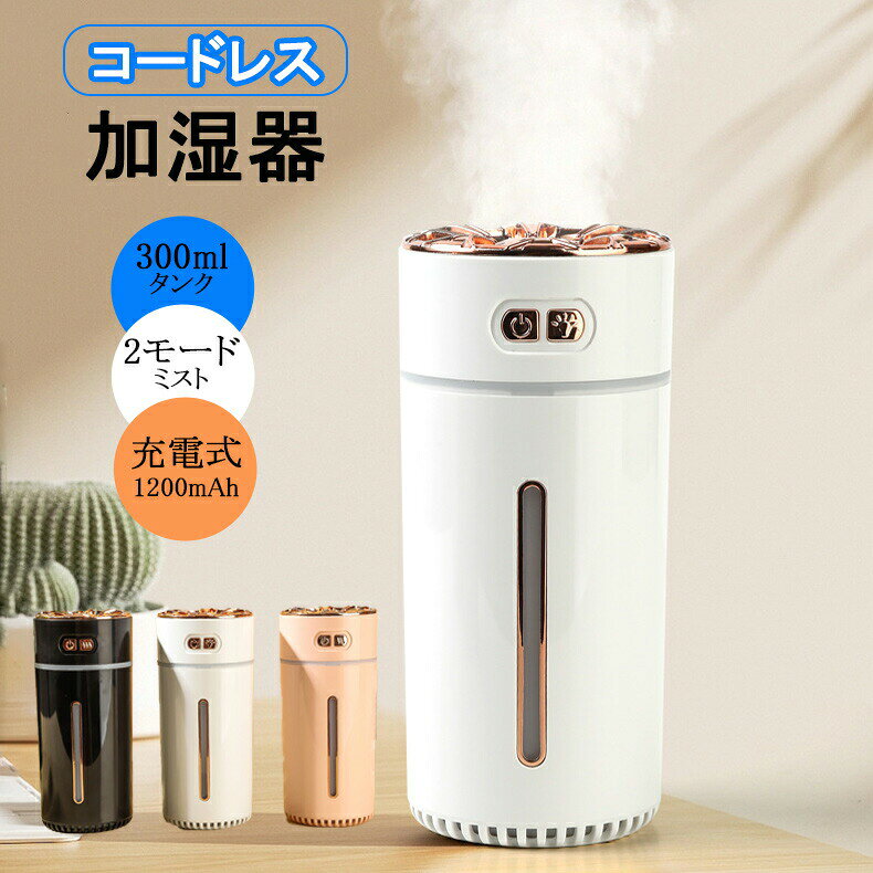 商品情報タンク容量300ml素材ABS、PP電圧DC5V/1A消費電力2Wカラーホワイト/ピンク/ブラック本体サイズ高さ15.2×横幅7×奥行7(cm) バッテリー容量1200mAh◆付属の取付説明書は英語と中国語ですので、ご使用について、...