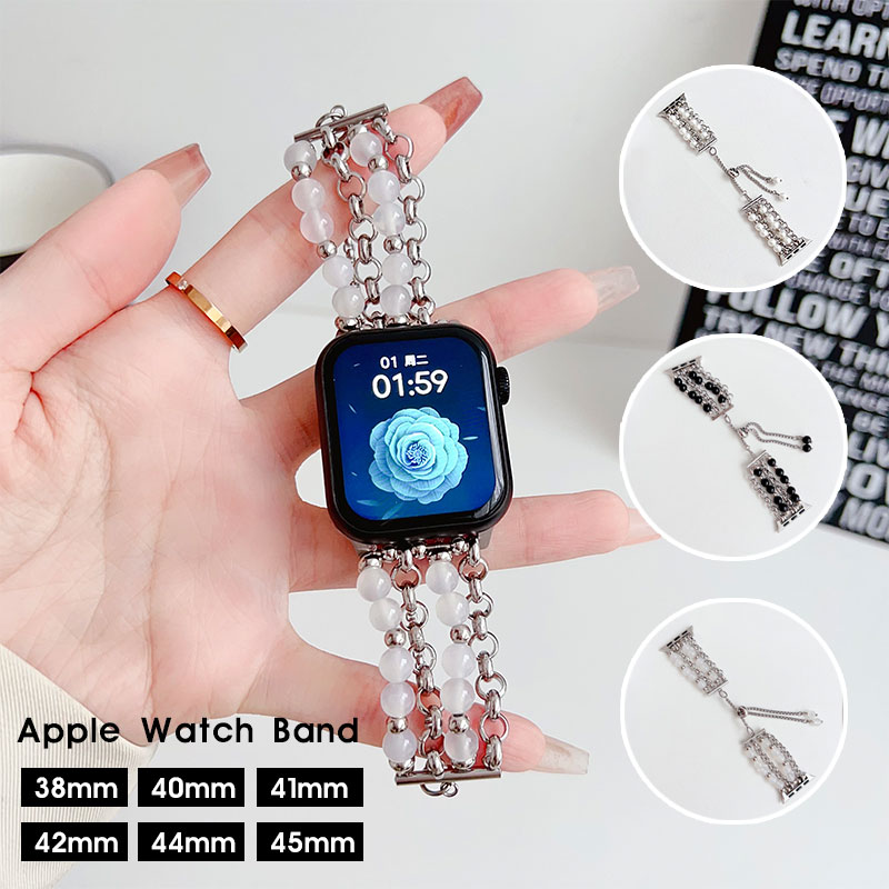 商品名Apple Watch バンド シンプル ブレスレット アップルウォッチ バンド 38mm 40mm / 41mm / 42mm / 44mm / 45mm 時計 ベルト 交換バンド 腕時計ベルト 腕時計交換バンド かわいい 交換ベル...
